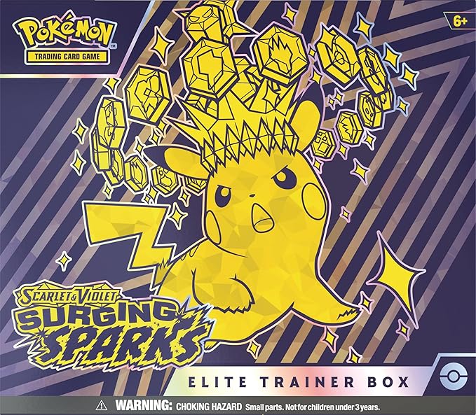 Pokémon TCG: Scarlet and Violet - Surging Sparks Elite Trainer Box ...