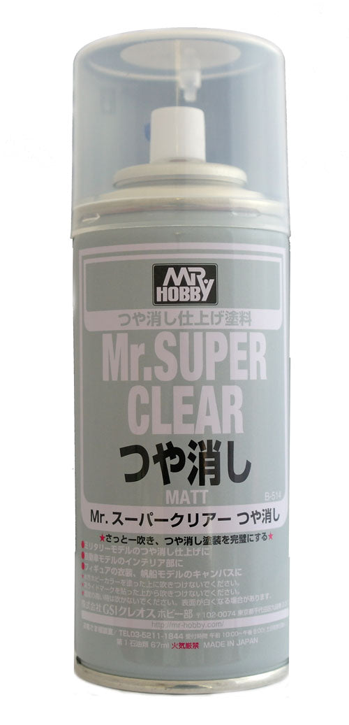 Mr Super Clear Matt 170ml Spray GN B514 – MegaCulture