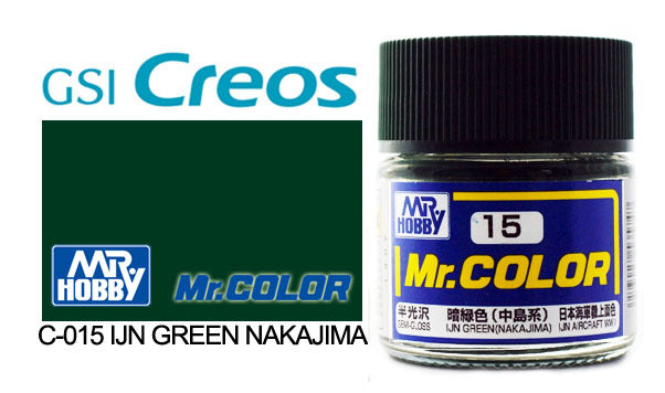 Mr Color: C15 - Semi Gloss IJN Green (Nakajima) – MegaCulture