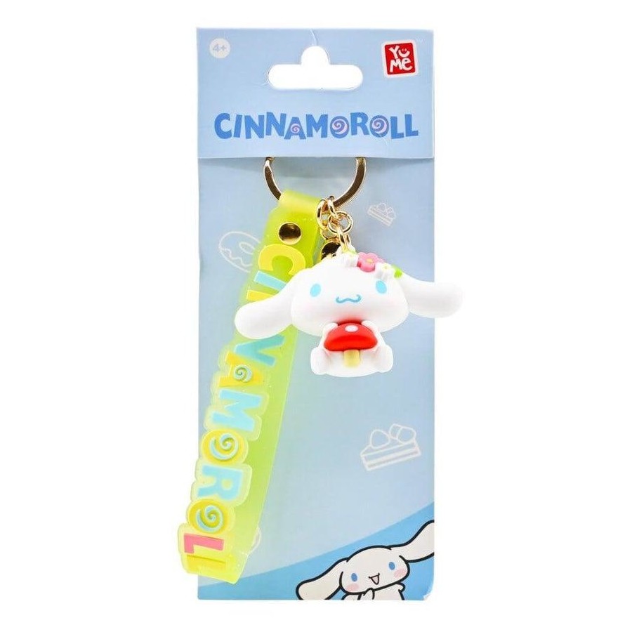 Cinnamoroll Four Seasons Mushroom Keychain with Hand Strap – MegaCulture