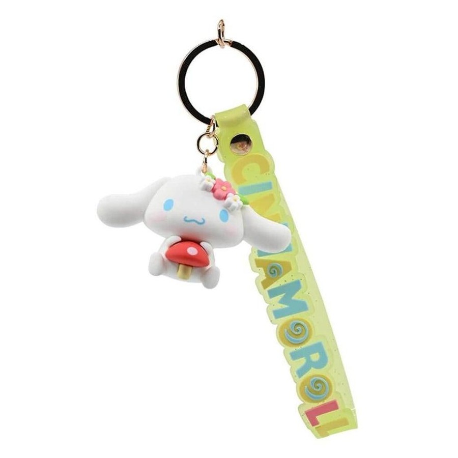 Cinnamoroll Four Seasons Mushroom Keychain with Hand Strap – MegaCulture