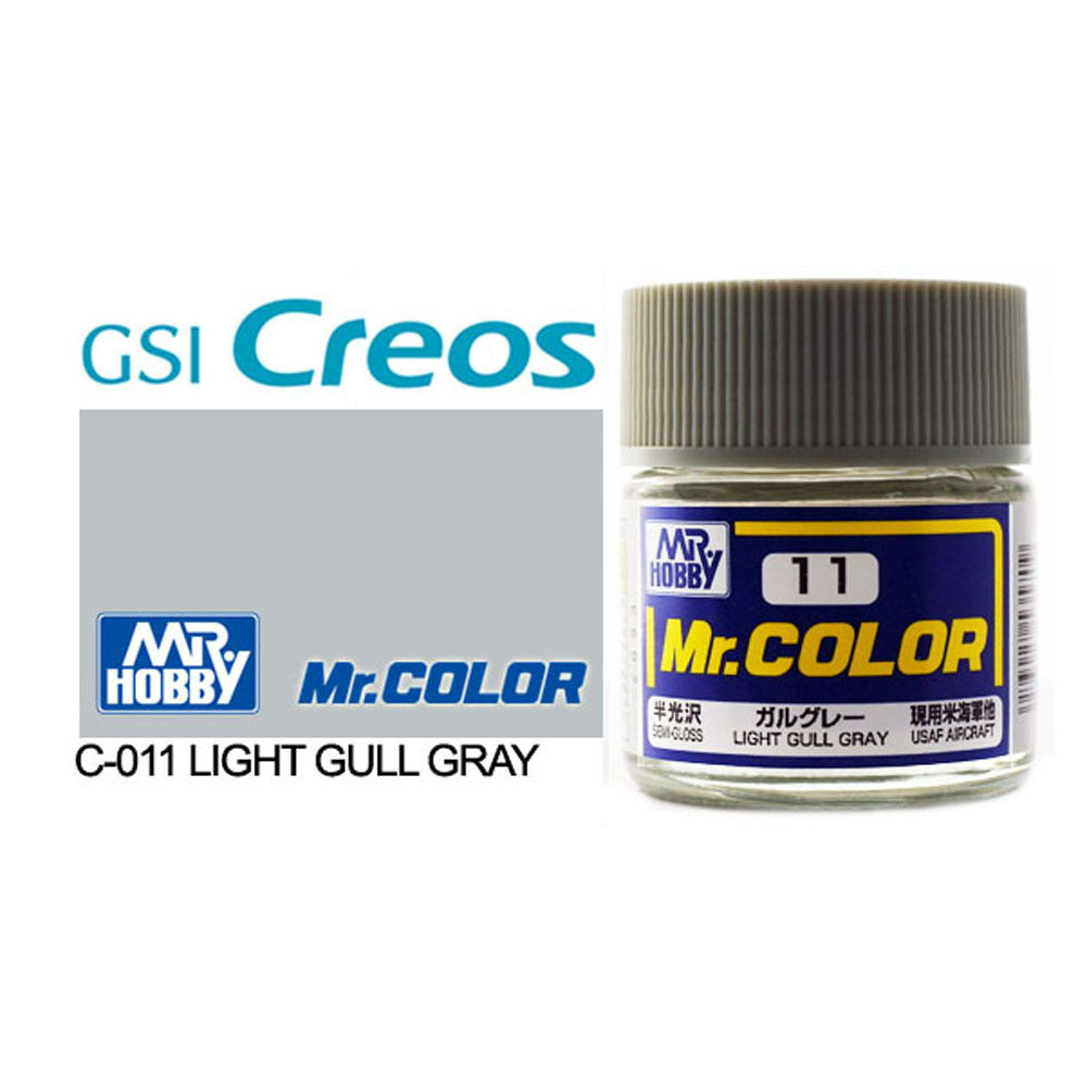 Mr Color: C11 - Semi Gloss Light Gull Grey – MegaCulture