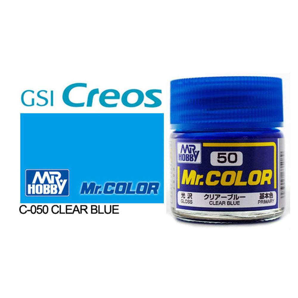 Mr Color: C50 - Gloss Clear Blue – MegaCulture