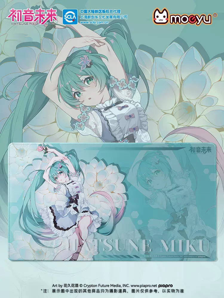 Moeyu Hatsune Miku XL Size Desk/Mouse Pad - 39 Flower Theme – MegaCulture