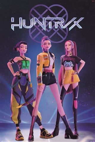 Kpop Demon Hunters Poster Huntrix Megaculture