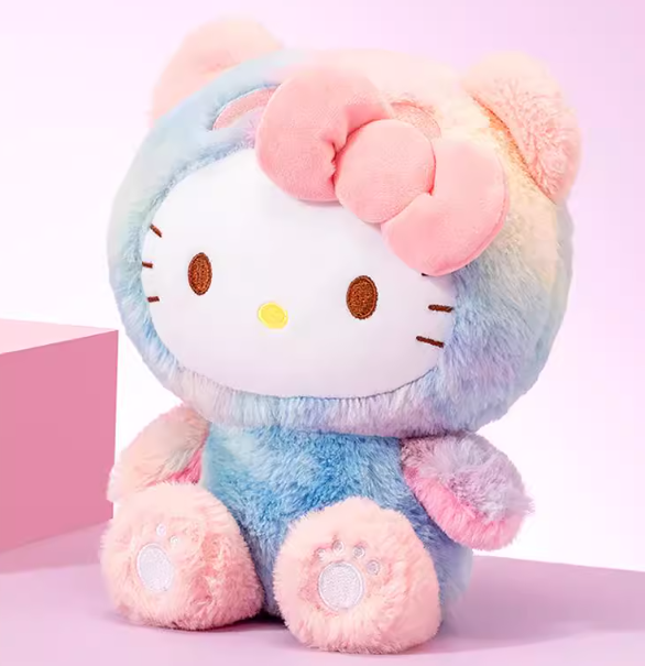 Sanrio hello kitty (panda outflit) Rainbow color – MegaCulture