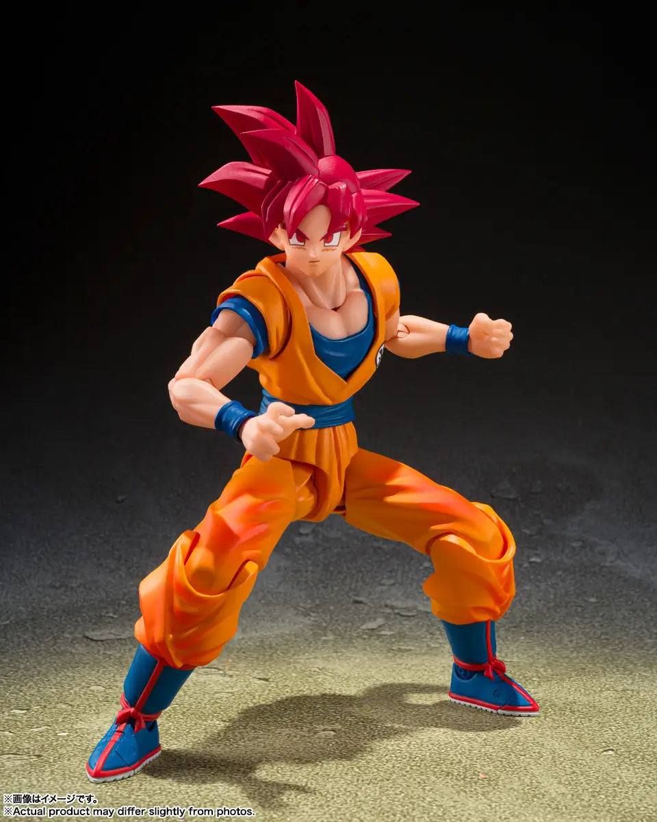 PRE ORDER Dragon Ball Super: S.H.FIGUARTS - Super Saiyan God Son Goku ...