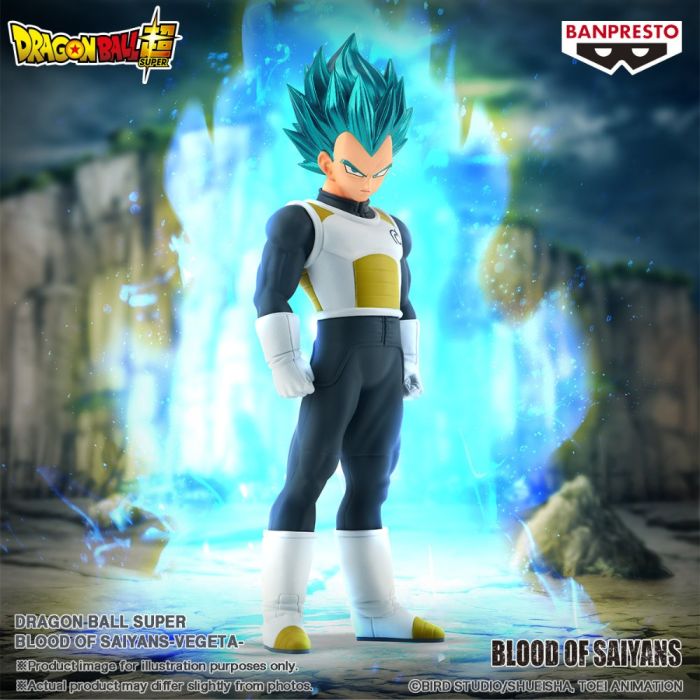 Dragon Ball Super: BLOOD OF SAIYANS FIGURE - Vegeta (Super Saiyan Blue ...