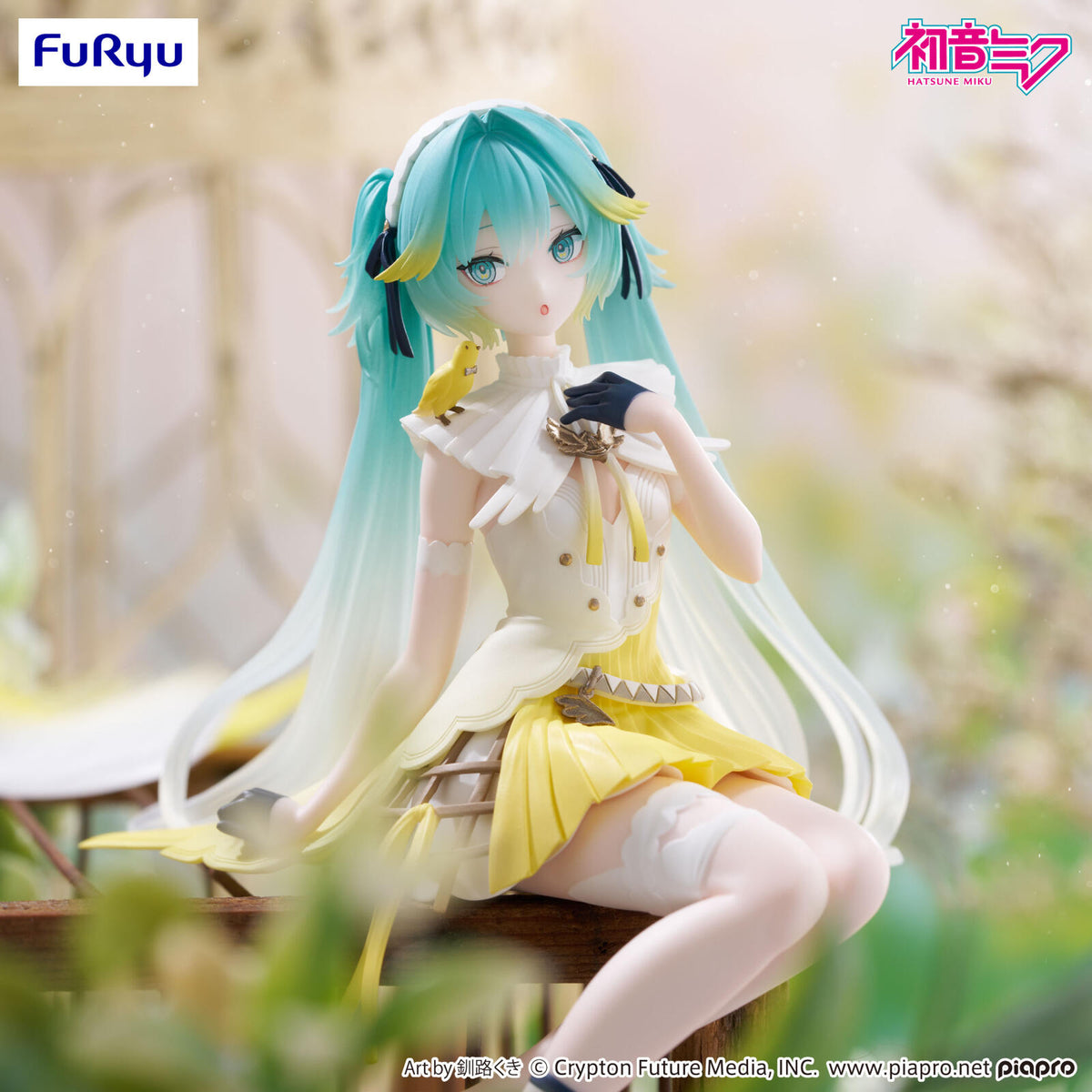 PRE ORDER Hatsune Miku: NOODLE STOPPER FIGURE - Miku (Canary Bird ...