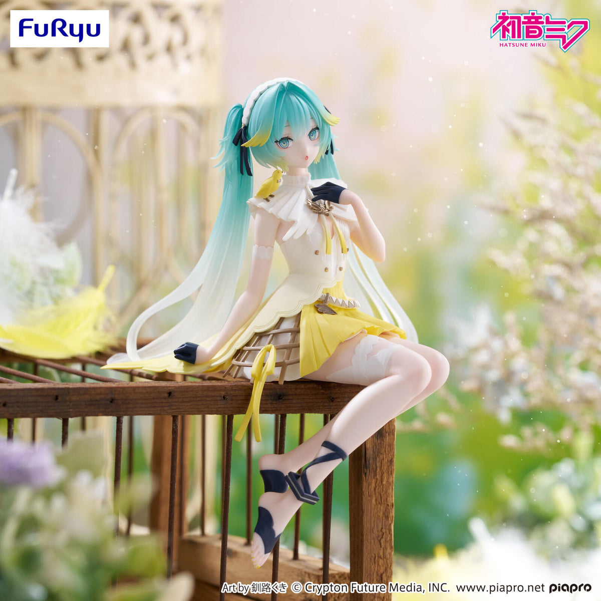 PRE ORDER Hatsune Miku: NOODLE STOPPER FIGURE - Miku (Canary Bird ...