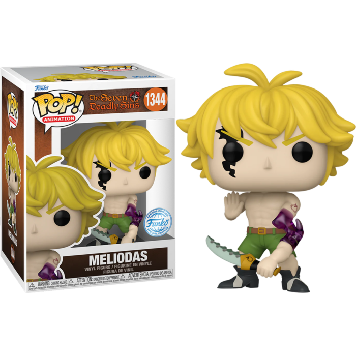 The Seven Deadly Sins - Meliodas in Demon Mode Pop! Vinyl Figure ...