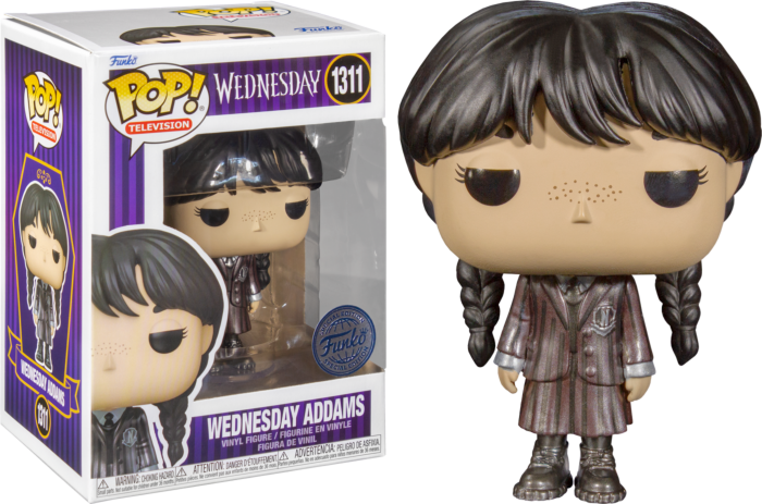 Wednesday (2022) - Wednesday Addams Metallic Pop! Vinyl Figure ...