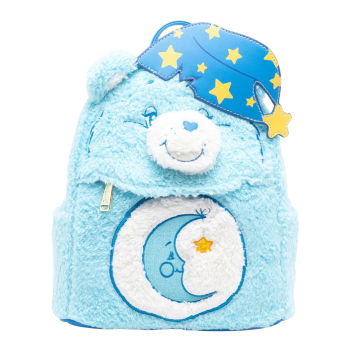 Care Bears - Bedtime Bear Plush Cosplay 10" Faux Leather Mini Backpack ...