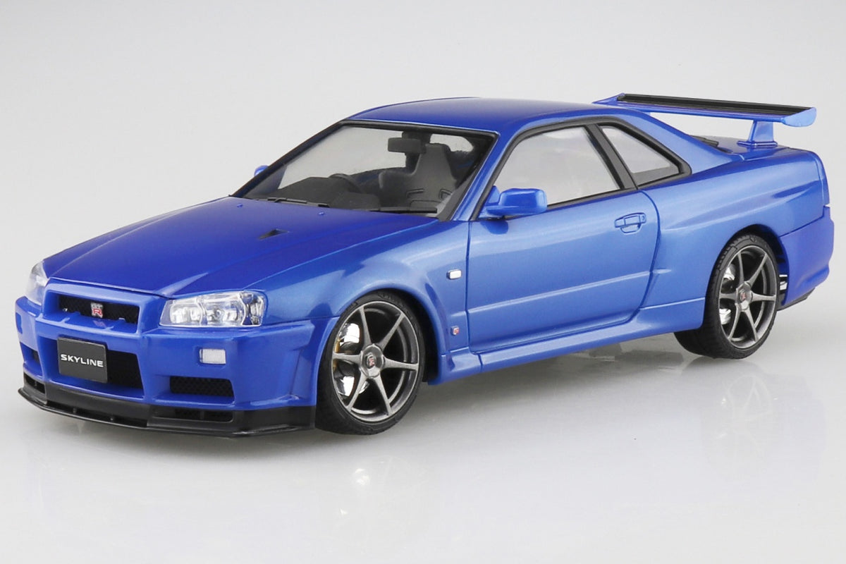 NISSAN BNR34 SKYLINE GT-R V spec II '00 Bayside Blue – MegaCulture